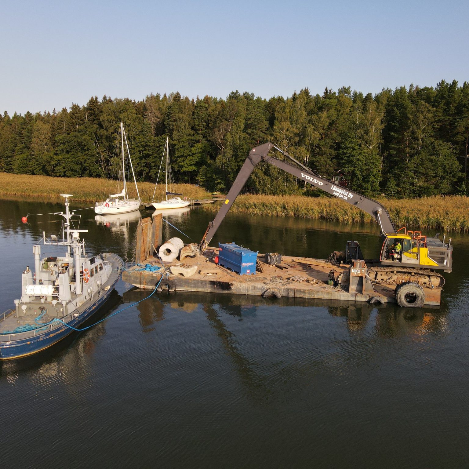 Ruoppaus 2022 - Kaivinkoneurakointi Lönnqvist Oy